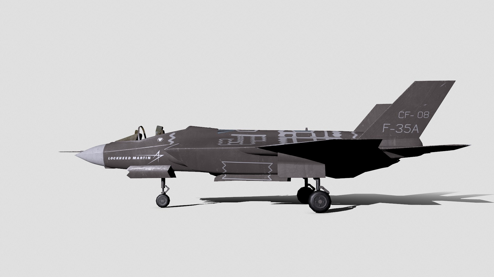 Lockheed Martin F-35A Lightning II 3D Model - TurboSquid 1837986