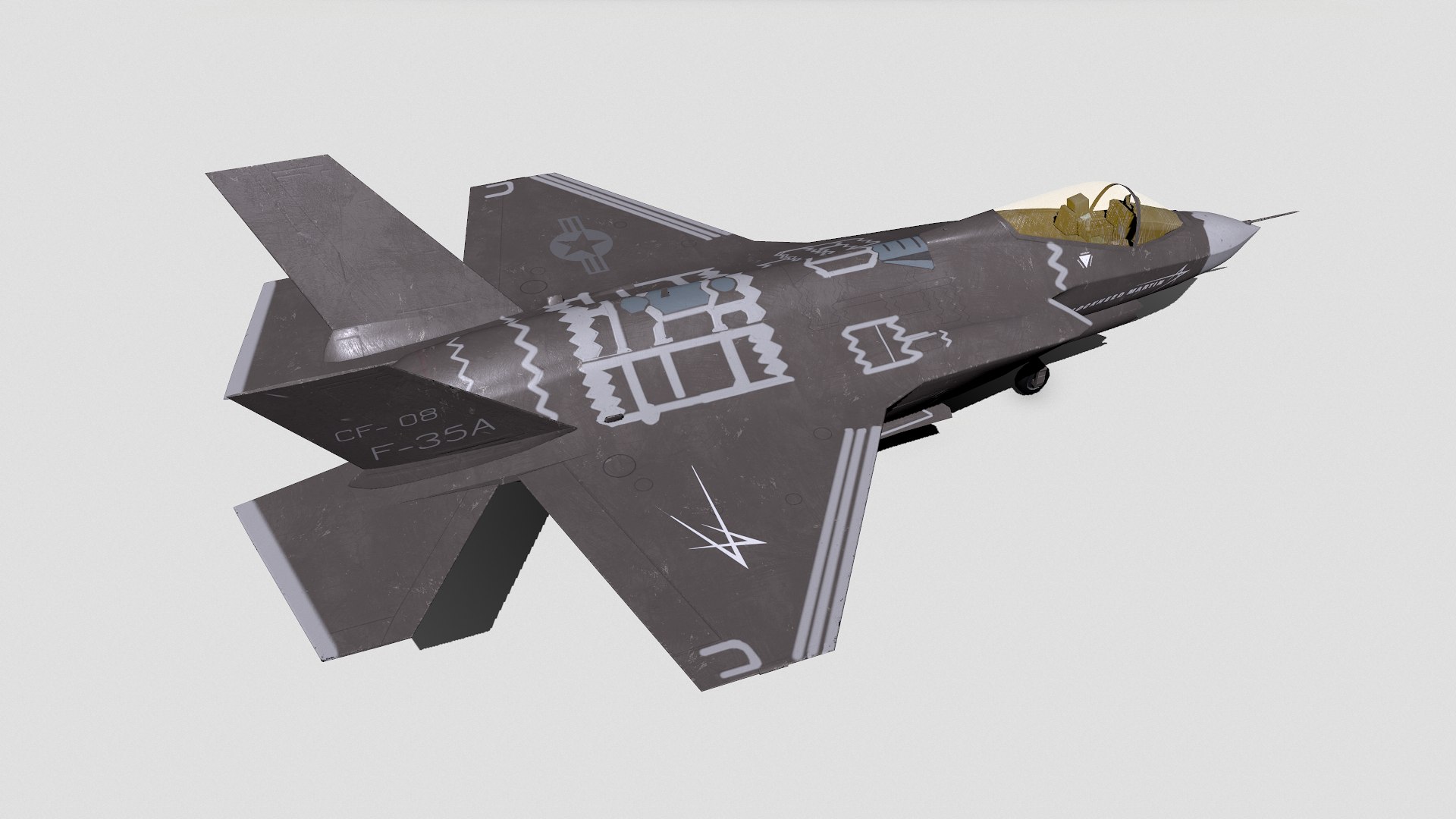 Lockheed Martin F-35A Lightning II 3D Model - TurboSquid 1837986