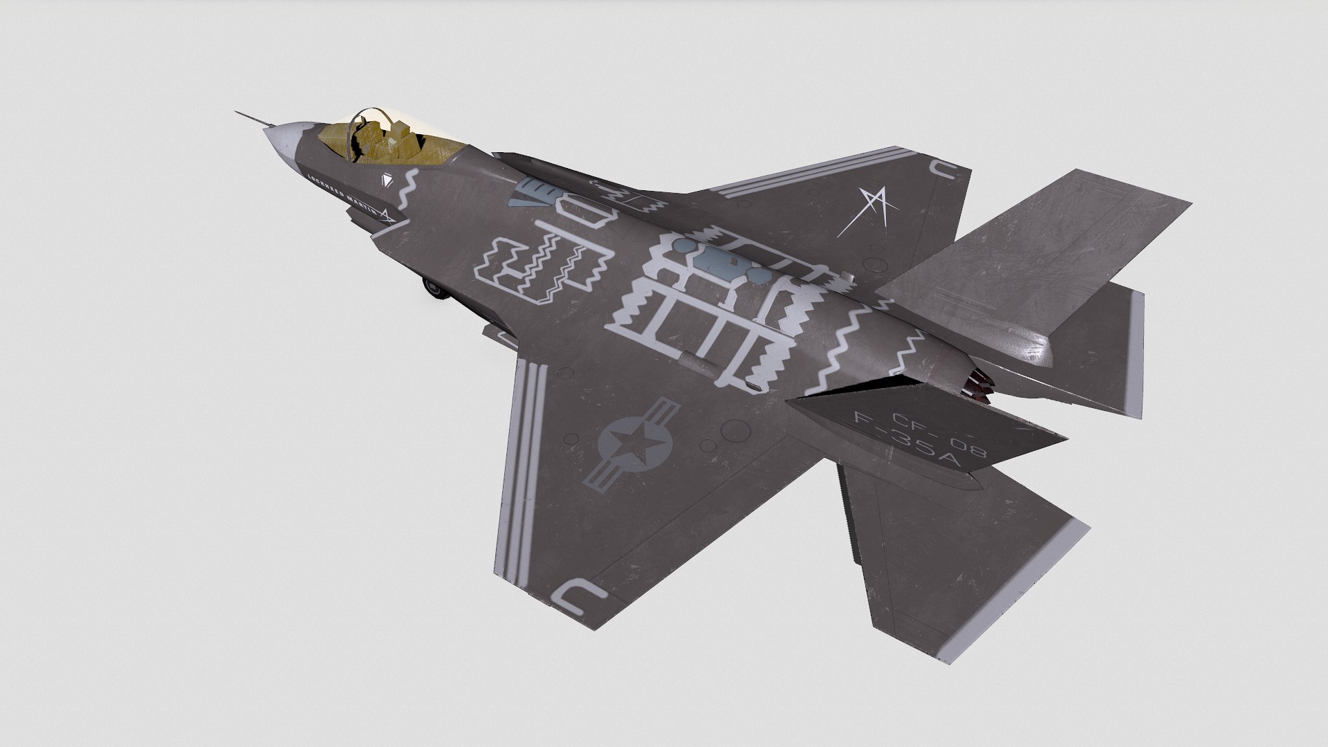 Lockheed Martin F-35A Lightning II 3D Model - TurboSquid 1837986