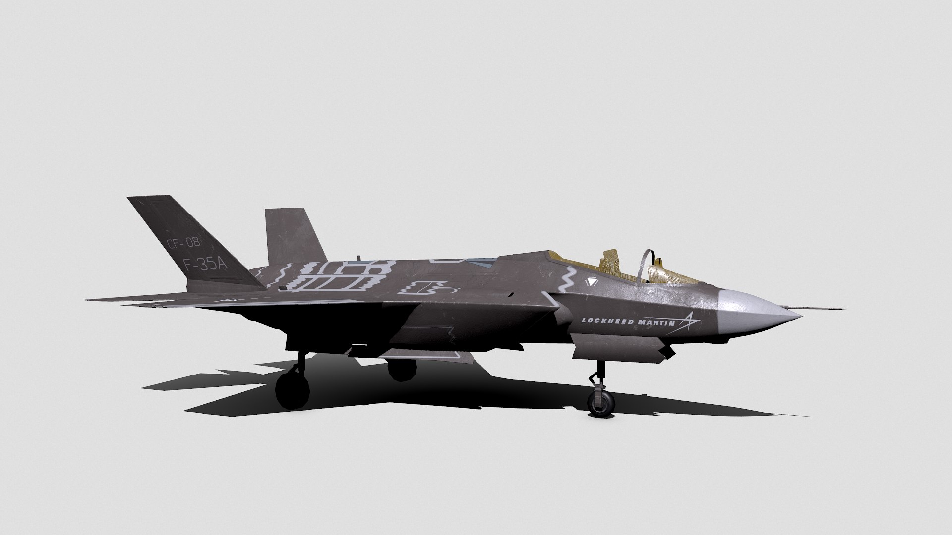 Lockheed Martin F-35A Lightning II 3D Model - TurboSquid 1837986