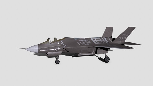 Lockheed Martin F-35A Lightning II 3D model - TurboSquid 1837986