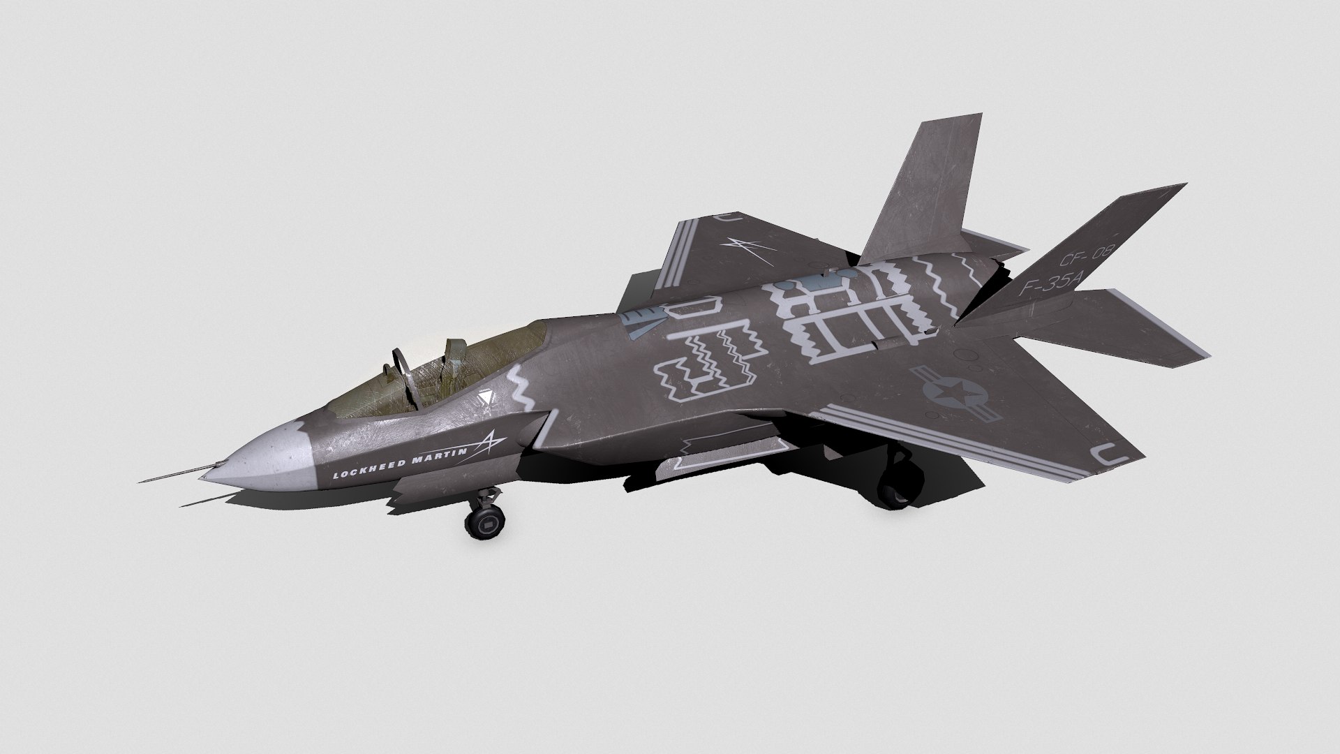 Lockheed Martin F-35A Lightning II 3D Model - TurboSquid 1837986