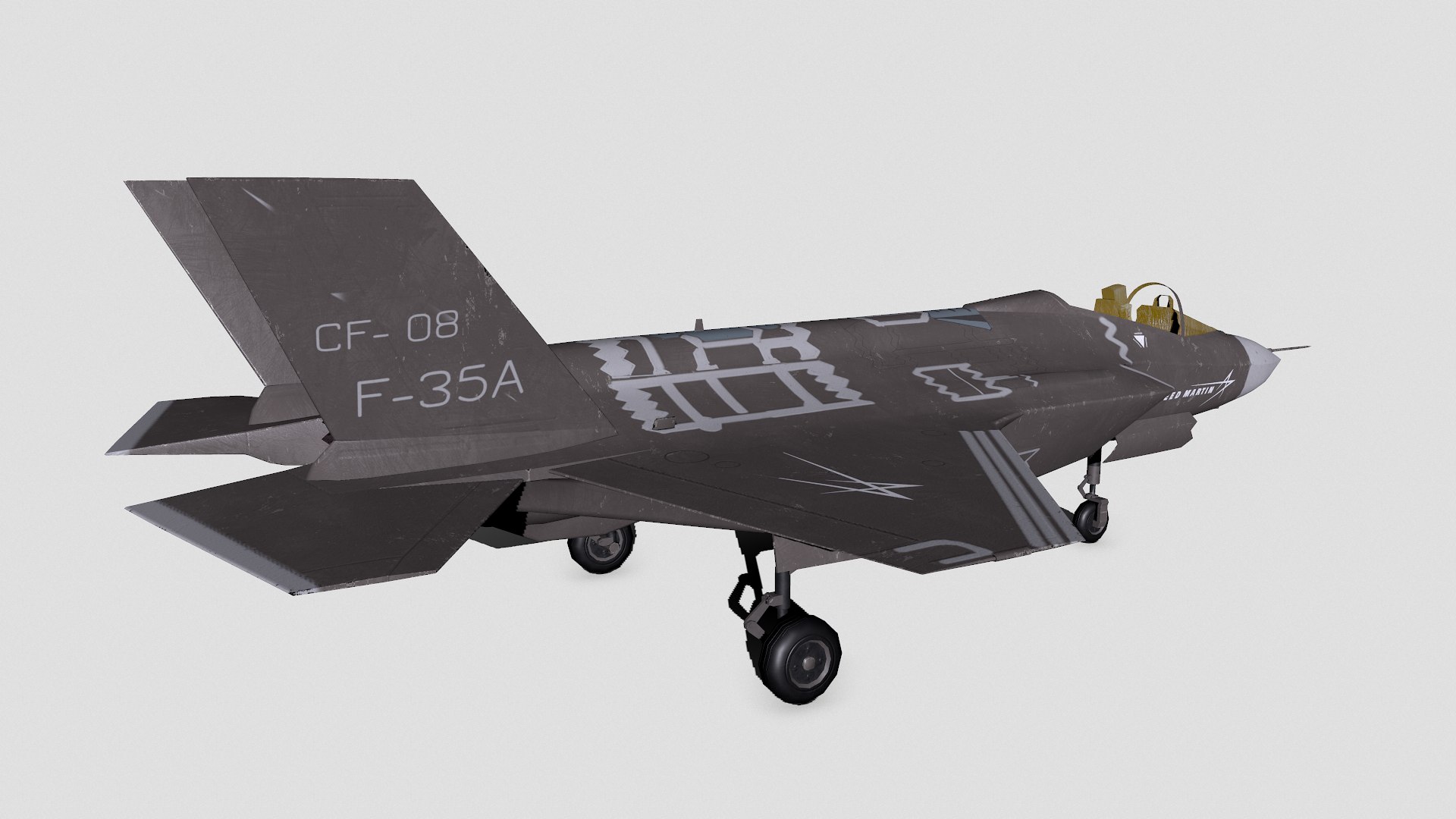 Lockheed Martin F-35A Lightning II 3D Model - TurboSquid 1837986