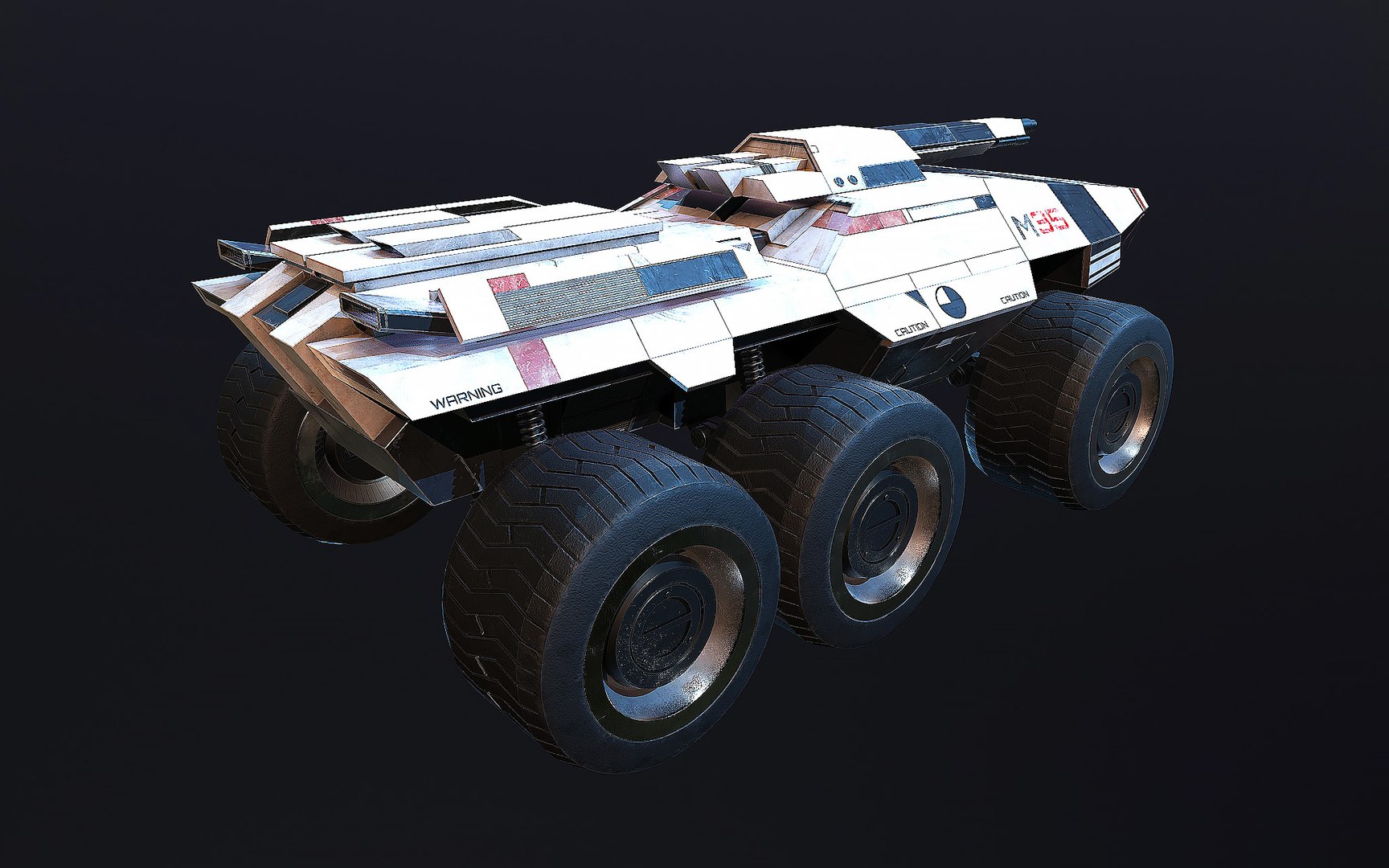 3D Mako M35 Mass Effect Model - TurboSquid 2144462
