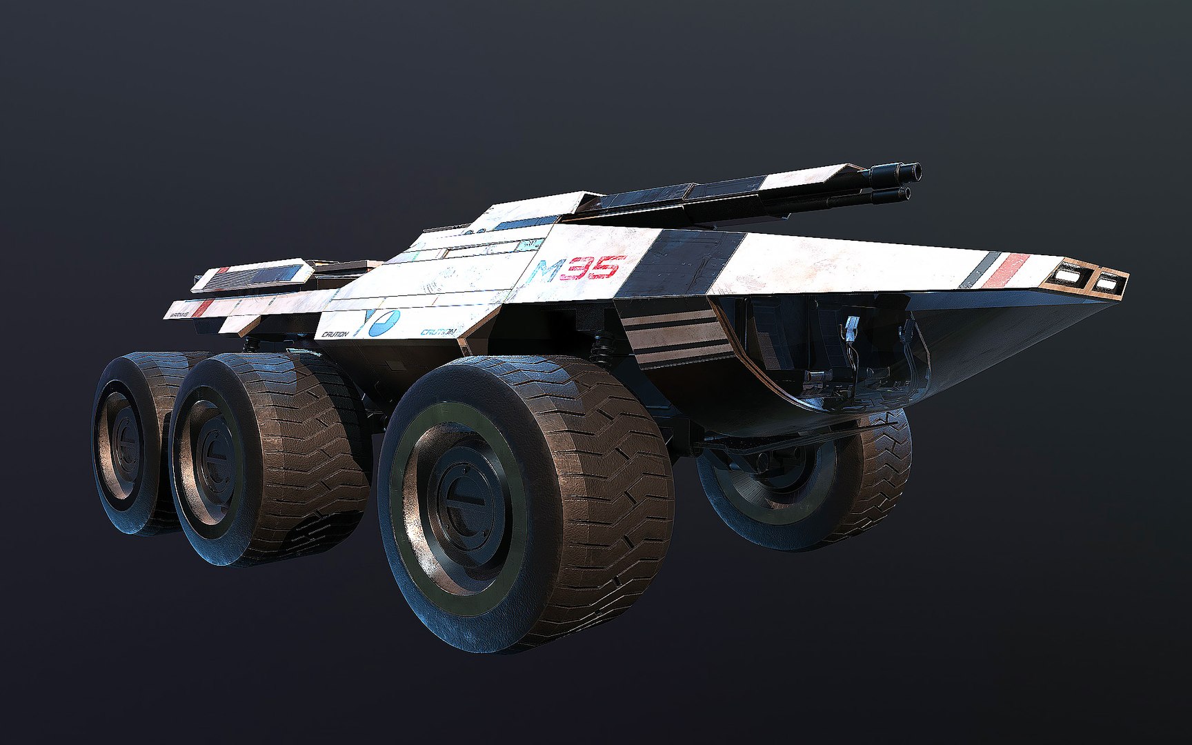 3D Mako M35 Mass Effect Model - TurboSquid 2144462