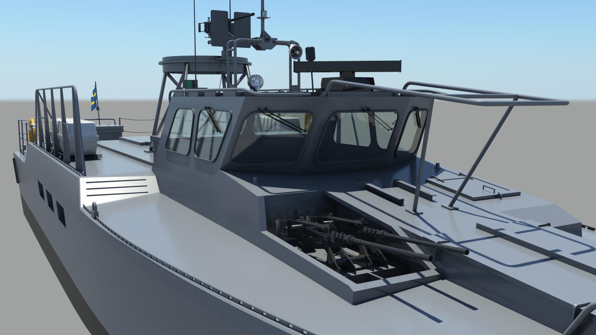 3d Combat Boat 90 H