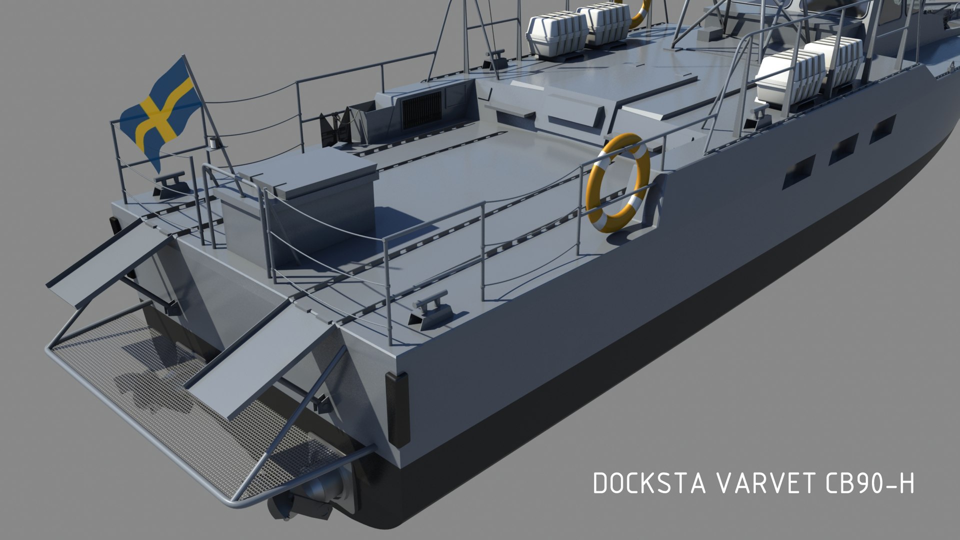 3d Combat Boat 90 H