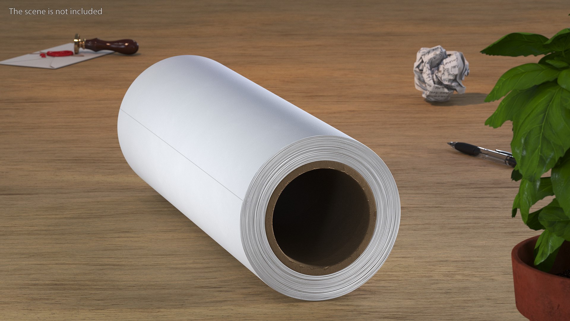3D Paper Roll White - TurboSquid 1863163