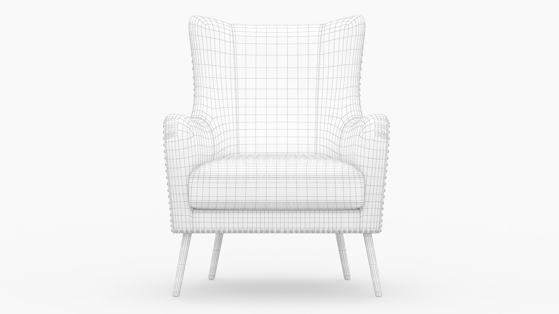 Hulala Home Faux Leather Accent Chair Model - TurboSquid 2275447