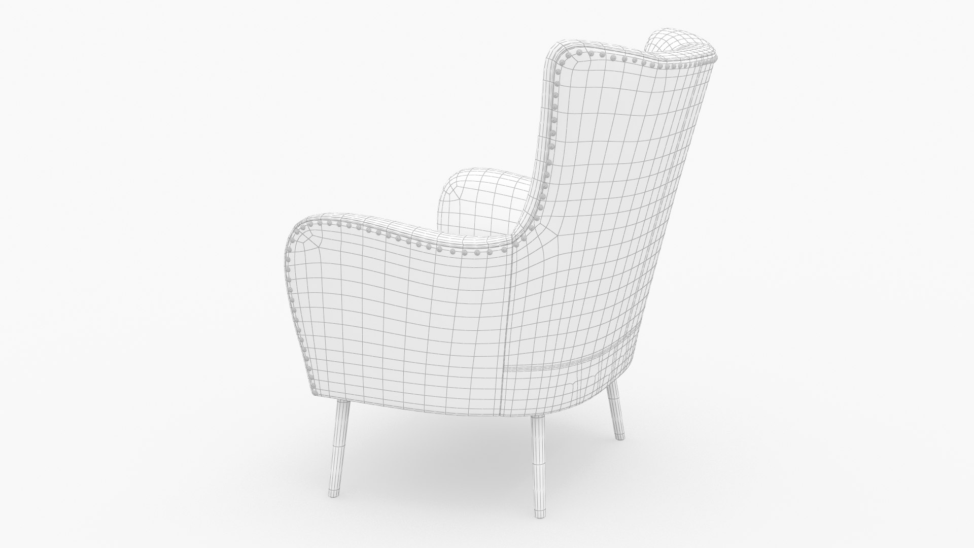 Hulala Home Faux Leather Accent Chair Model - TurboSquid 2275447