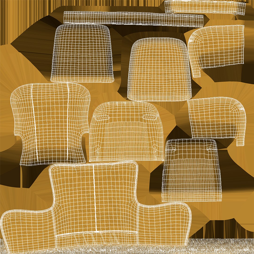 Hulala Home Faux Leather Accent Chair Model - TurboSquid 2275447