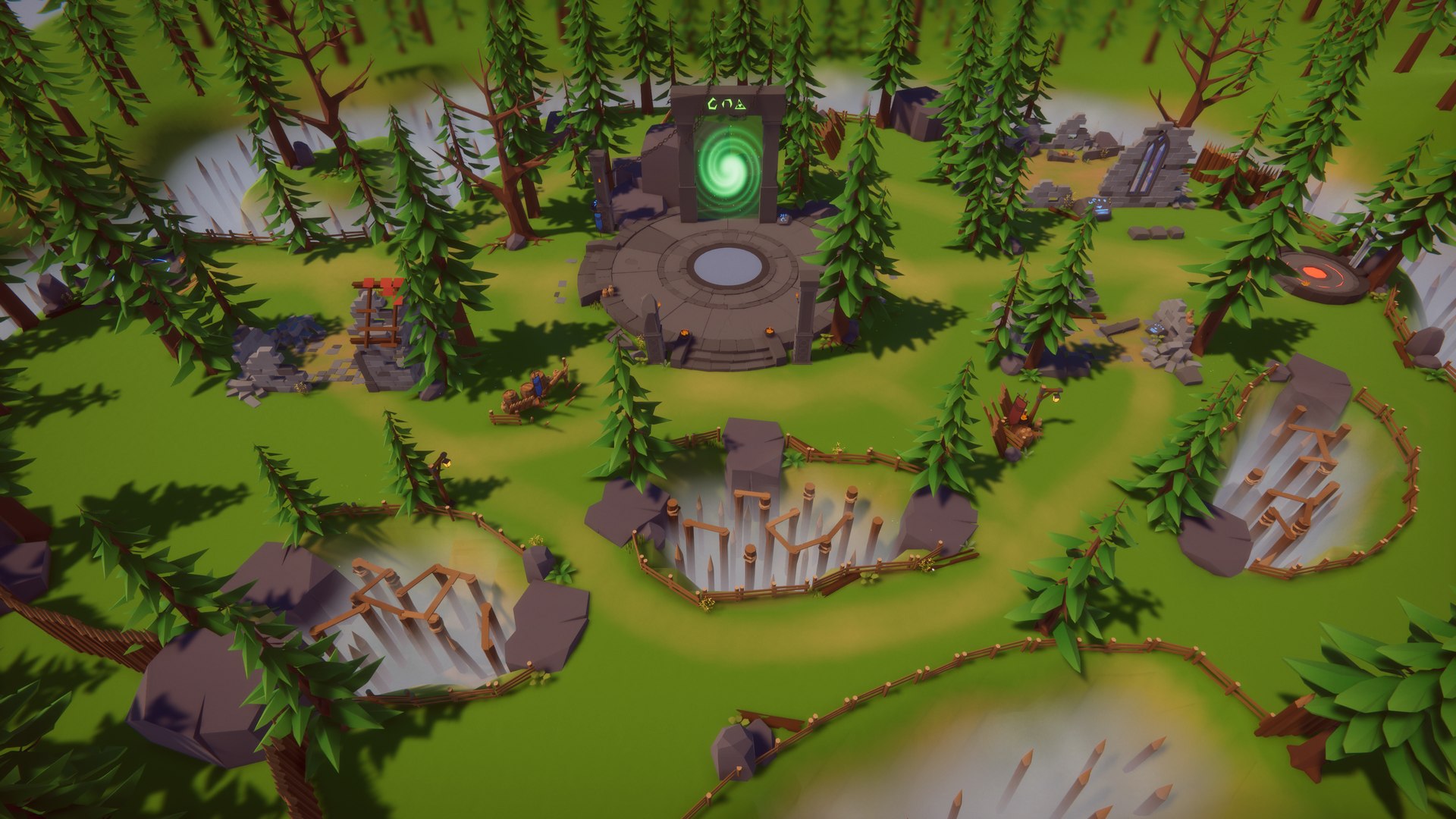 3D Low Poly Fantasy Battle Arena Vol2 - TurboSquid 2079771