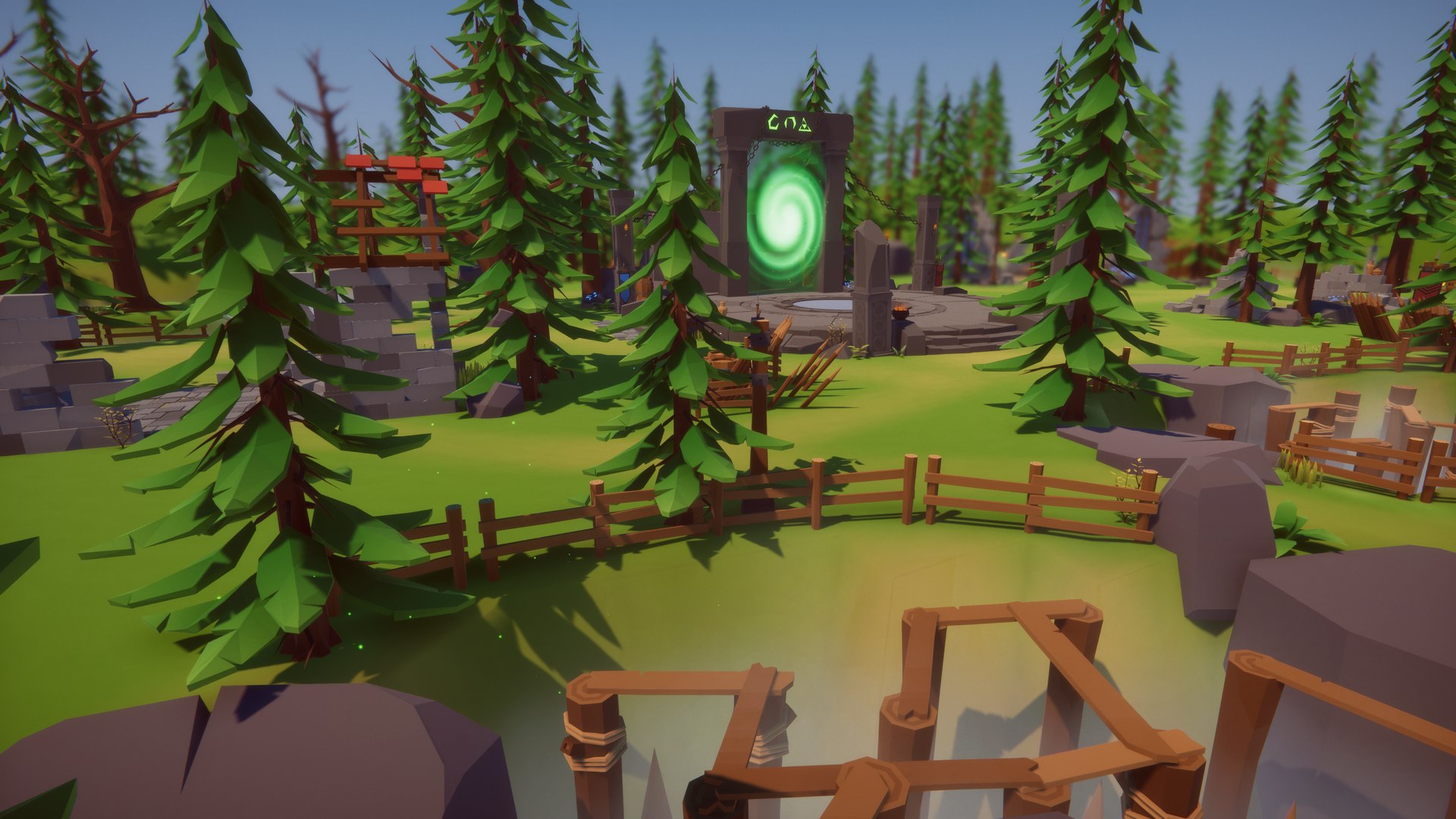 3D Low Poly Fantasy Battle Arena Vol2 - TurboSquid 2079771