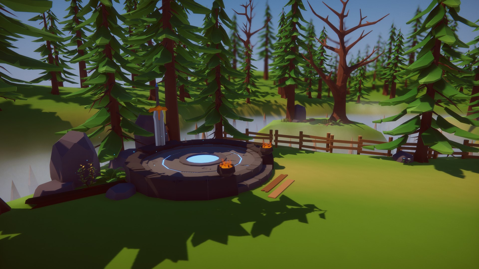 3D Low Poly Fantasy Battle Arena Vol2 - TurboSquid 2079771