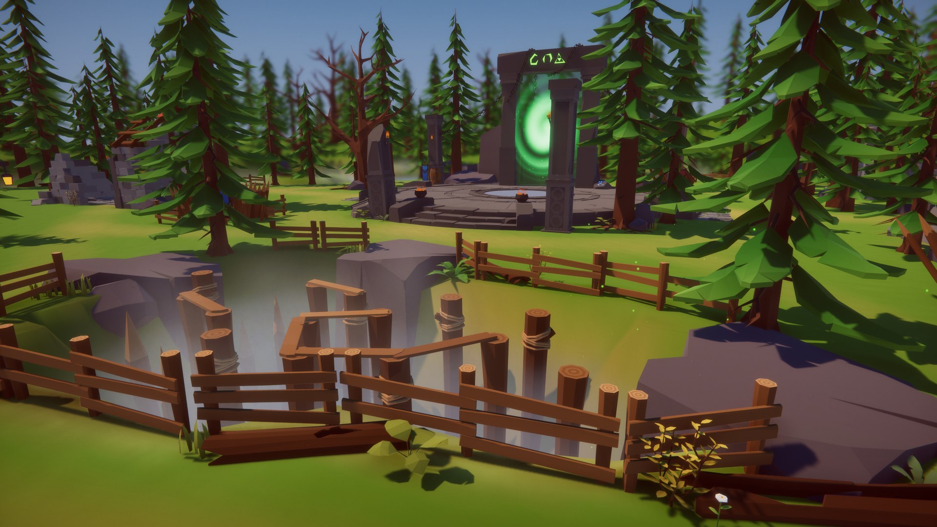 3D Low Poly Fantasy Battle Arena Vol2 - TurboSquid 2079771