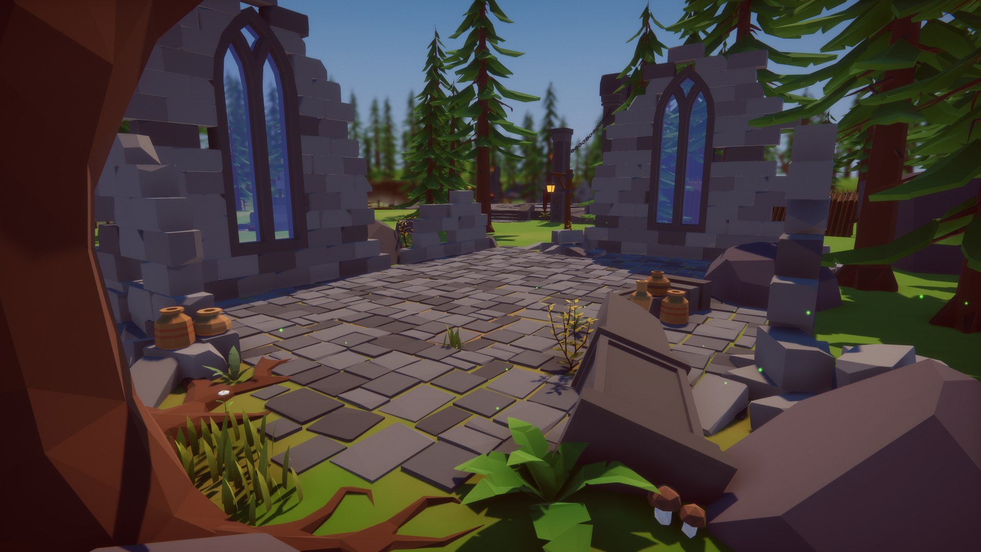 3D Low Poly Fantasy Battle Arena Vol2 - TurboSquid 2079771