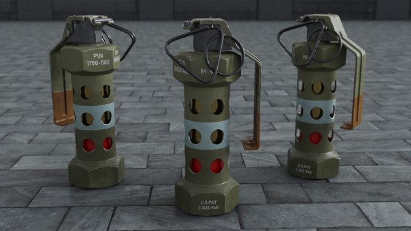 Hand Grenade Collection 3D model - TurboSquid 1963031