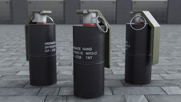Hand Grenade Collection 3D model - TurboSquid 1963031