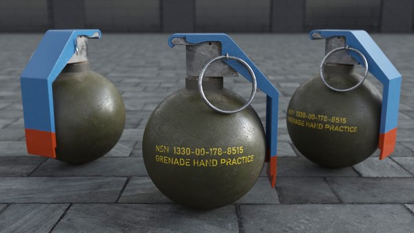 Hand Grenade Collection 3D model - TurboSquid 1963031