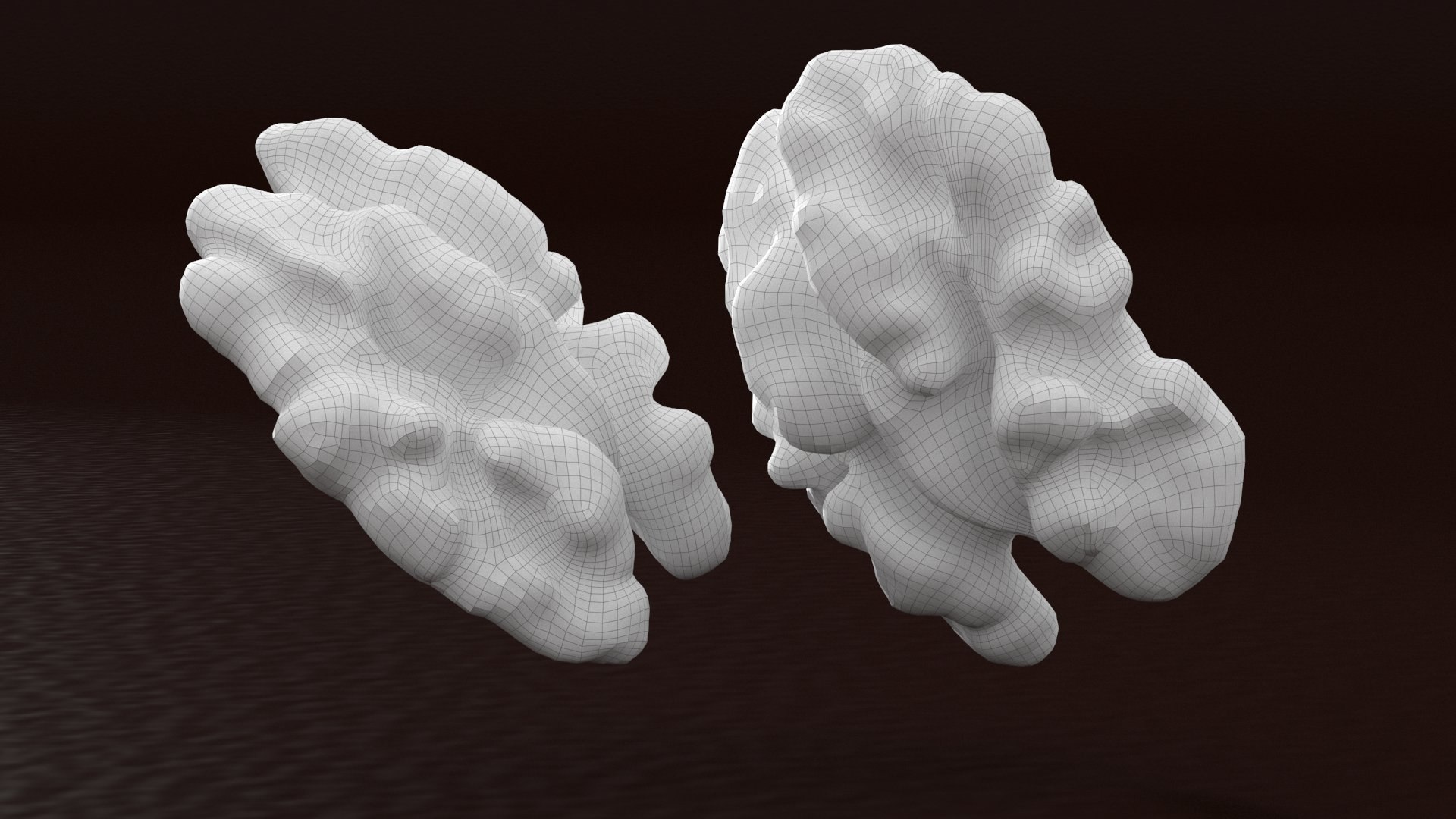 3D Half Walnut - TurboSquid 1444777