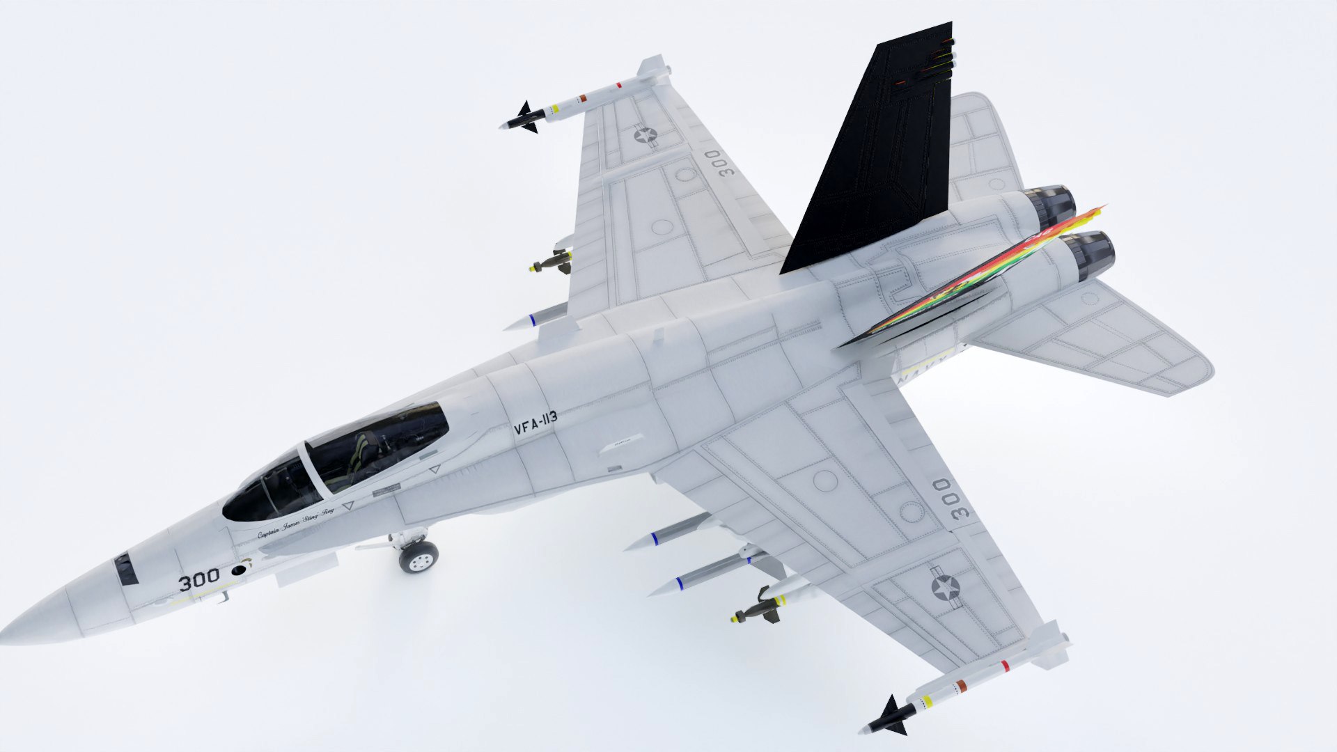 F-18 Hornet F A-18 3d Model