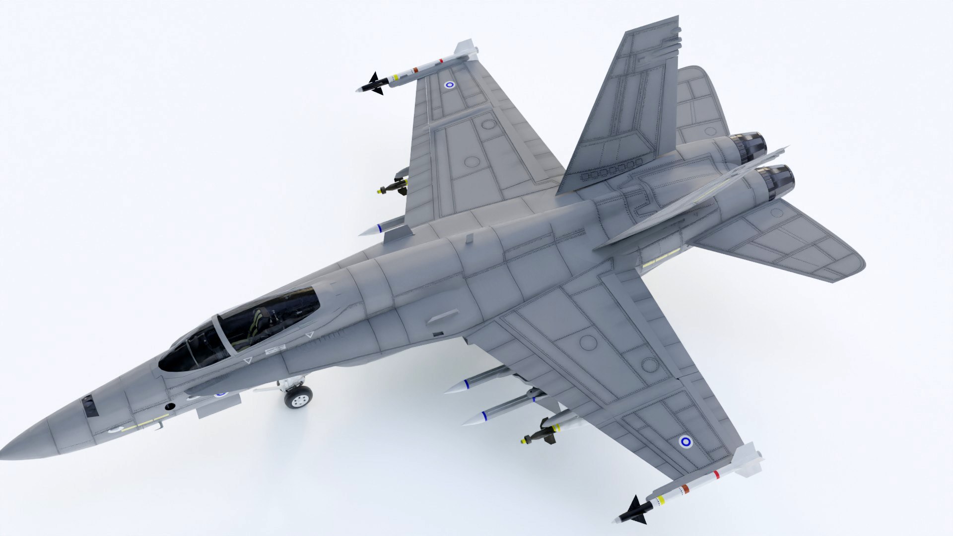 F-18 Hornet F A-18 3d Model