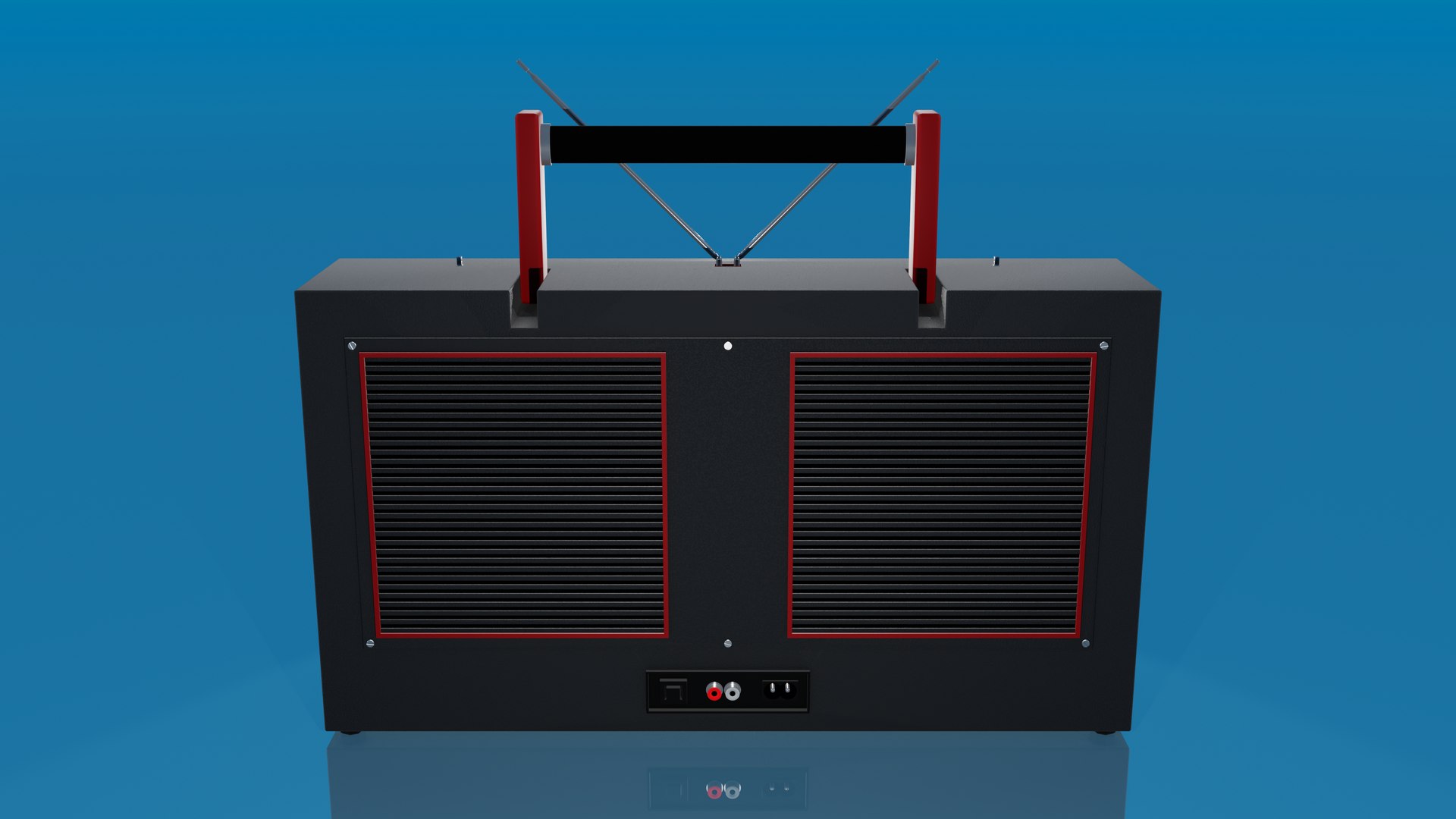 3D Retro BoomBox - TurboSquid 2352085