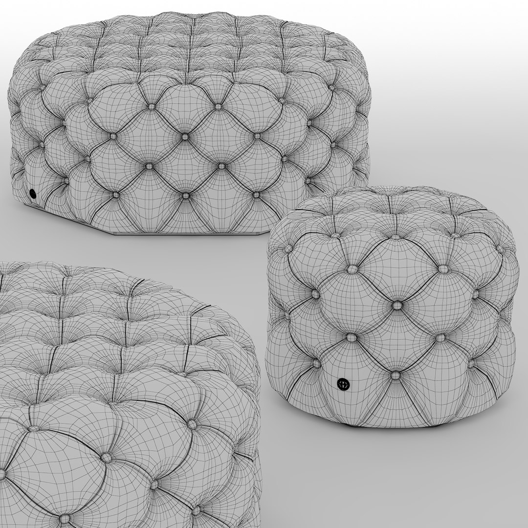 3D Limbo Poufs - TurboSquid 1388466