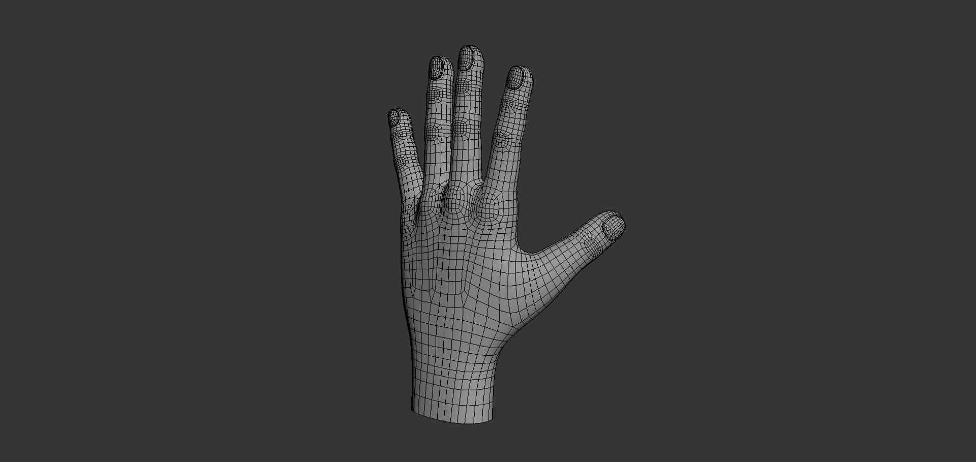 Hand Base Mesh 3D Model - TurboSquid 1576900