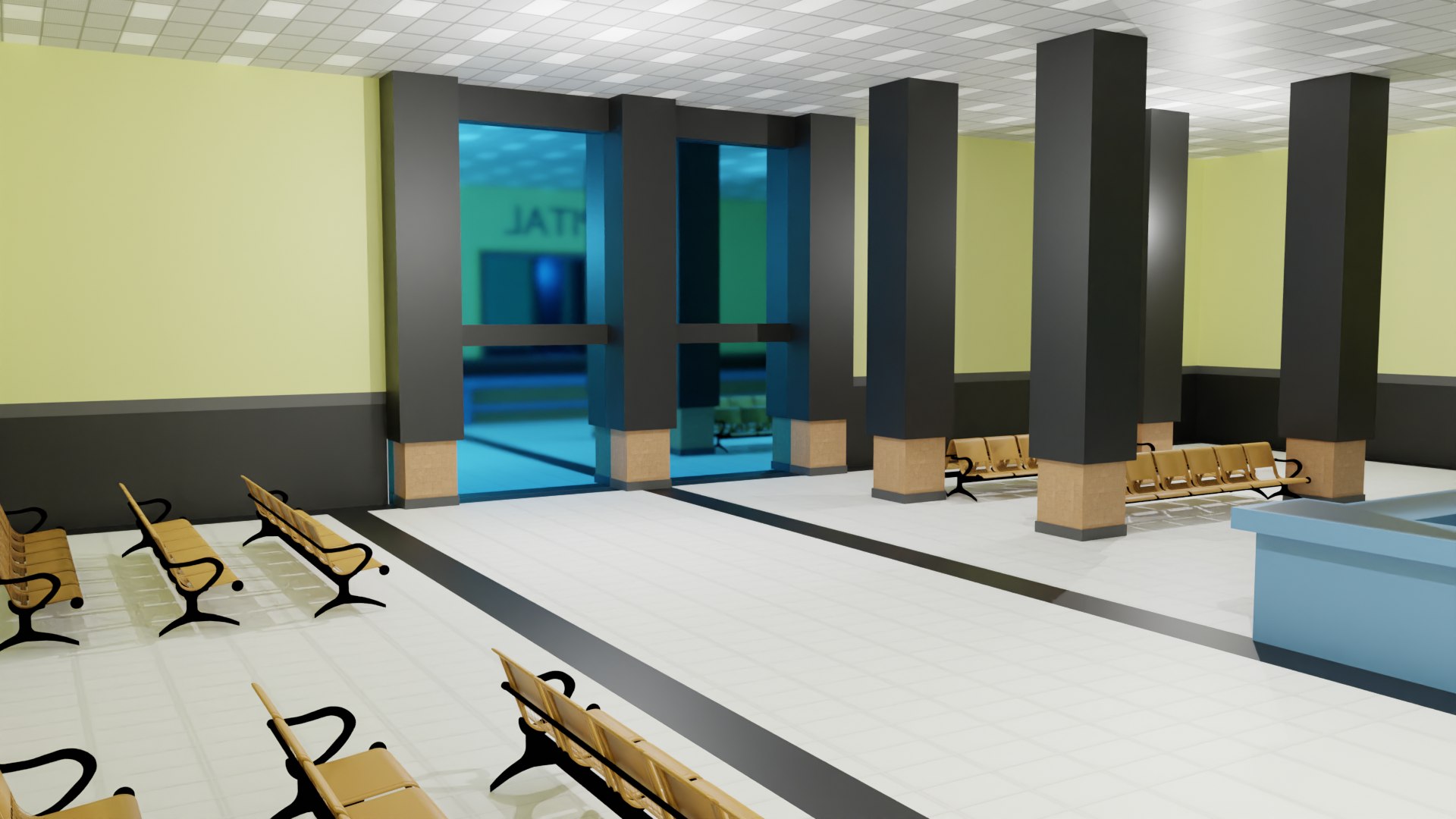 Hospital Interior 3D Model - TurboSquid 2140226
