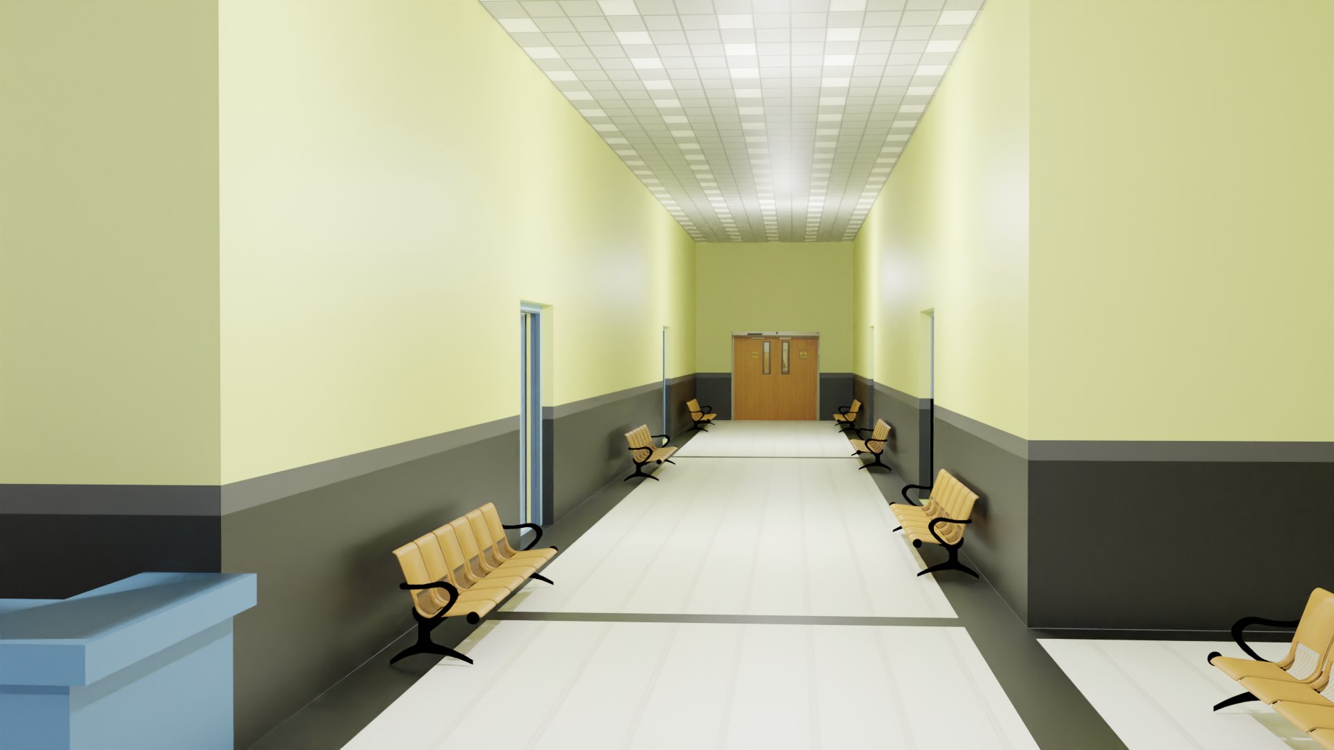 Hospital Interior 3D Model - TurboSquid 2140226