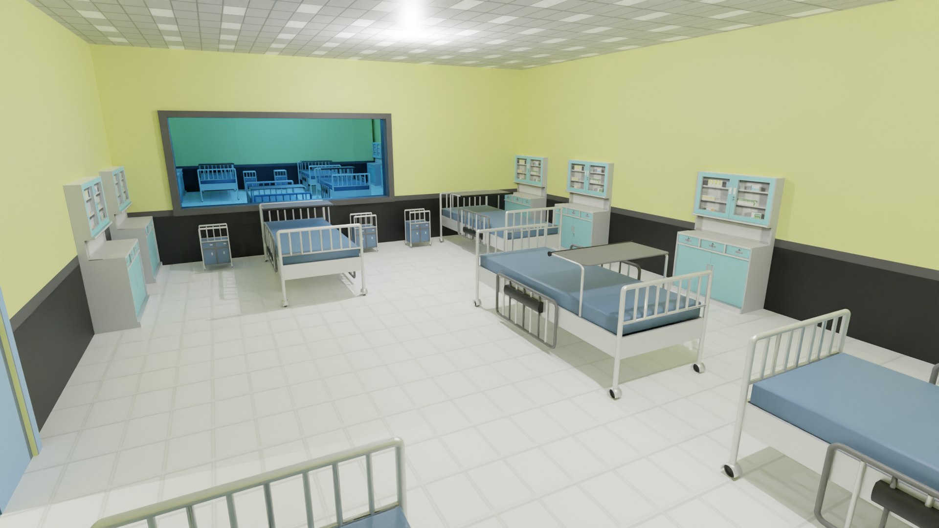 Hospital Interior 3D Model - TurboSquid 2140226