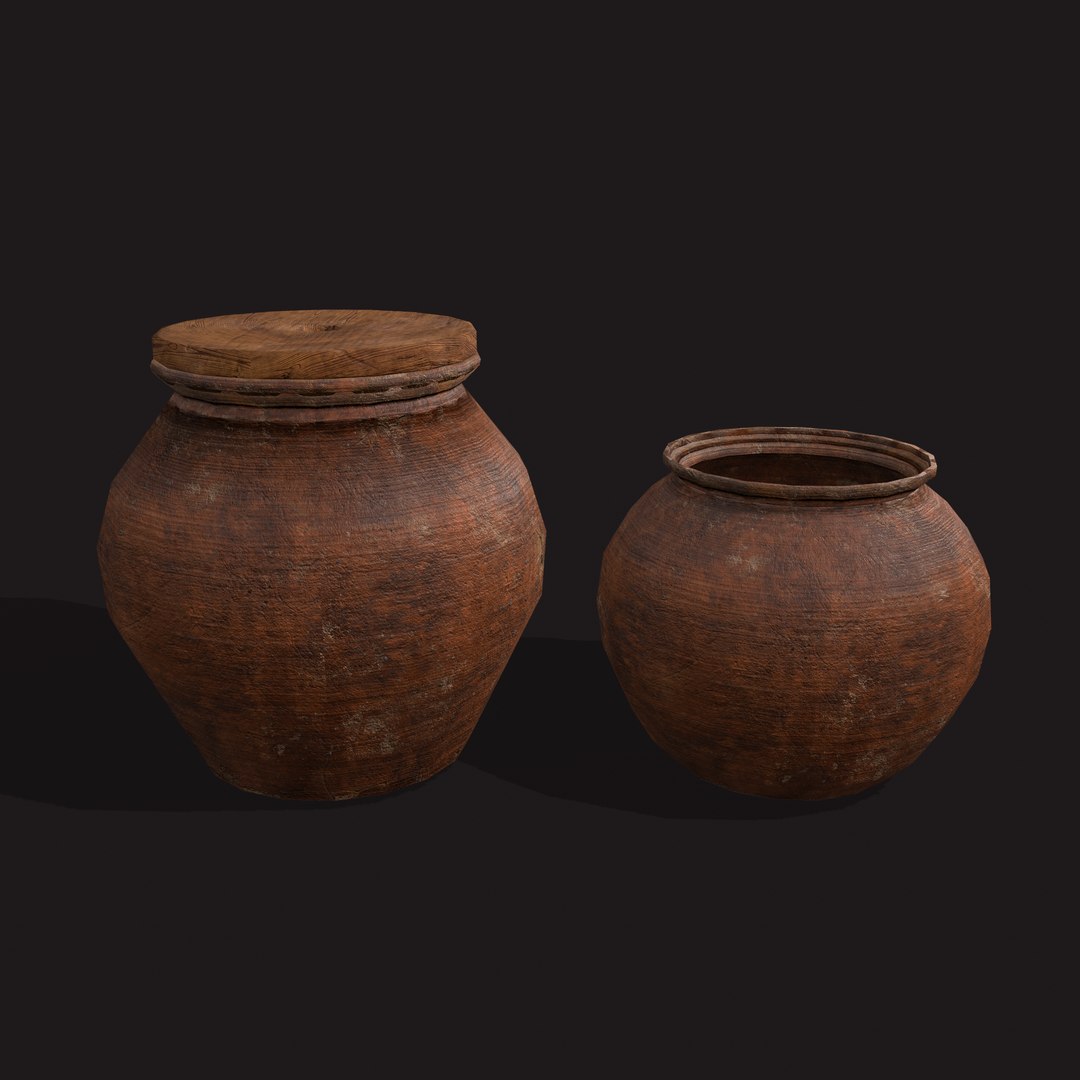 Medieval cooking pots 3D model - TurboSquid 1600034