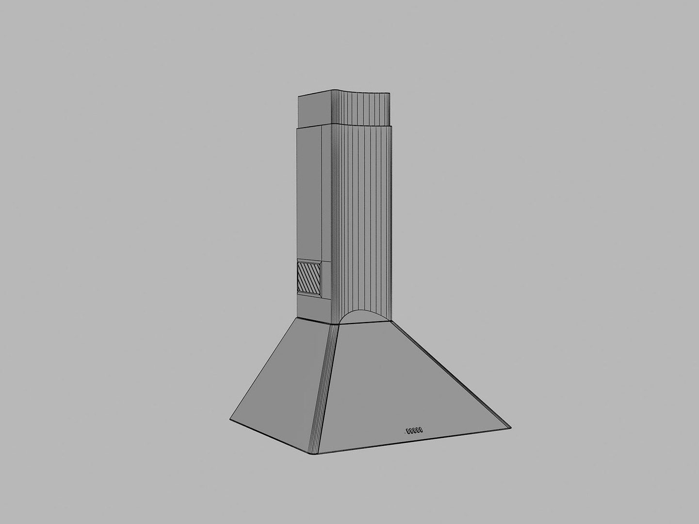 Cooker Hood Faber Mosaico 3d Model