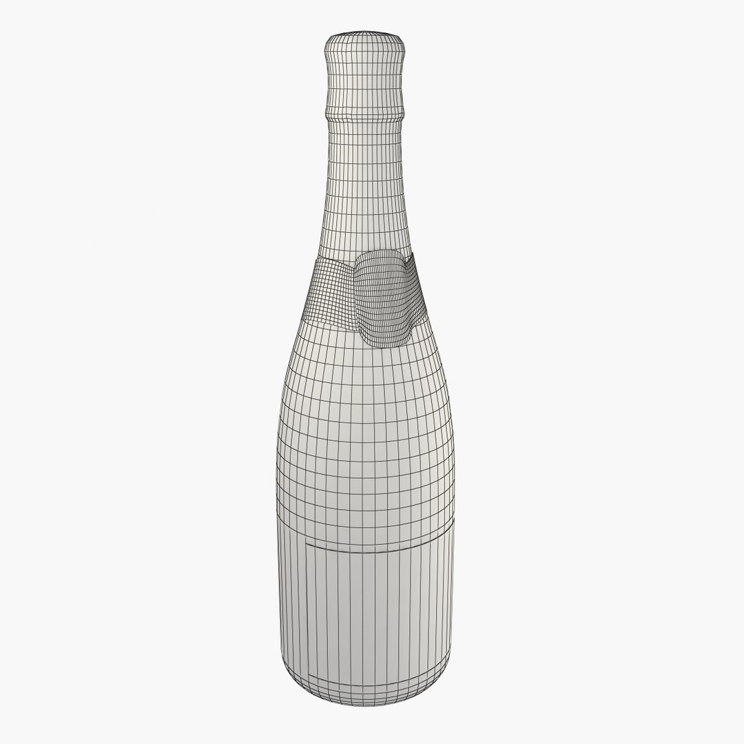 3d Champagne Model