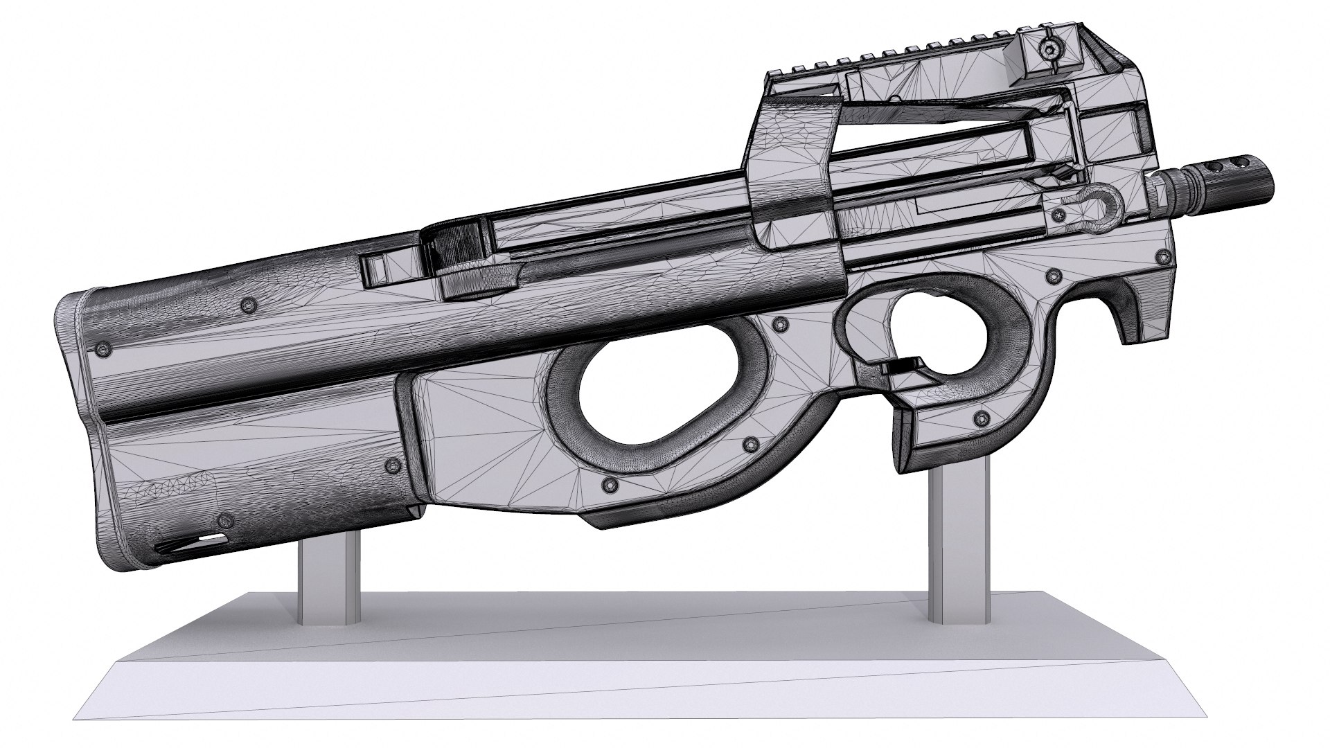 3D Print Fn Weapon - TurboSquid 1454613