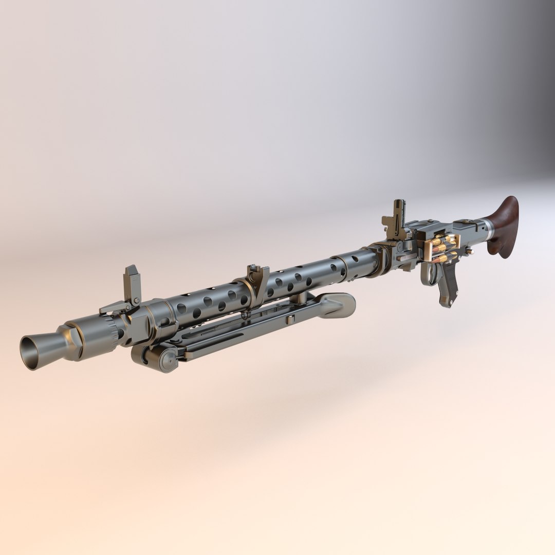 modelo 3d MG 34 - TurboSquid 754773