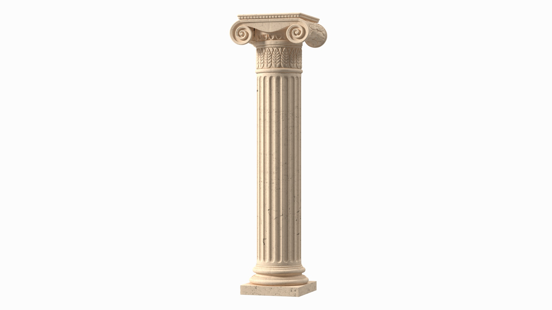 3D Greek Column Ionic Order Model - TurboSquid 2144477