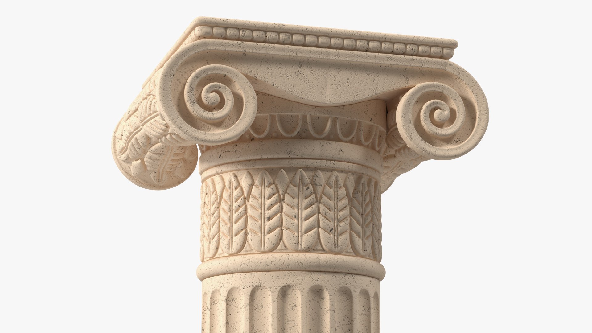 3D Greek Column Ionic Order Model - TurboSquid 2144477