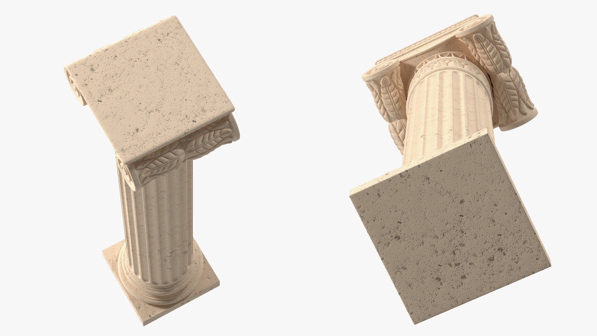 3D Greek Column Ionic Order Model - TurboSquid 2144477