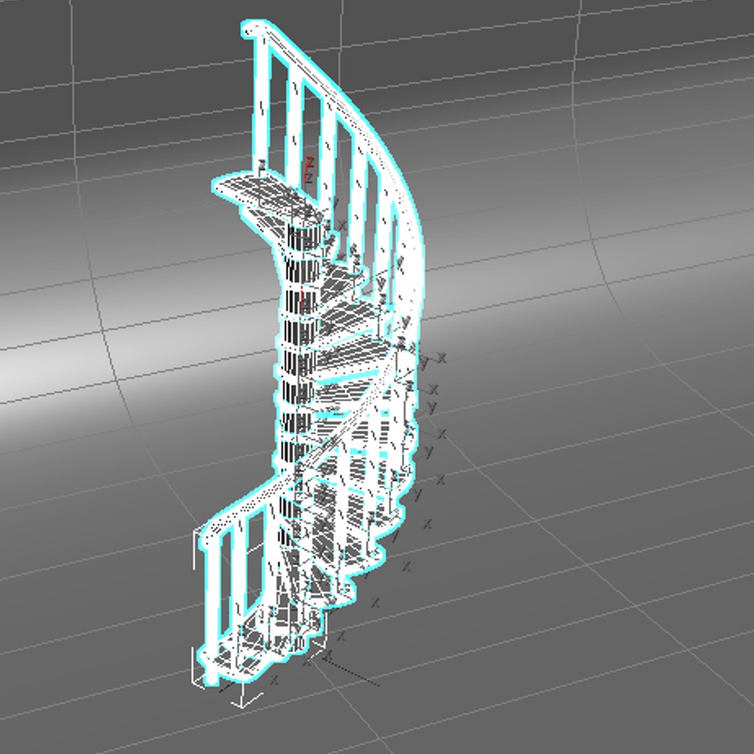 Stairs Architectural Design 3d Max