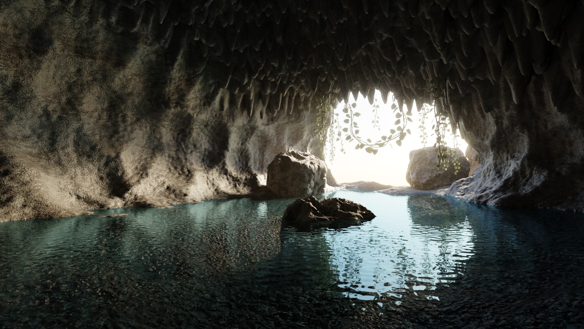 Cave 3D Model - TurboSquid 1695521