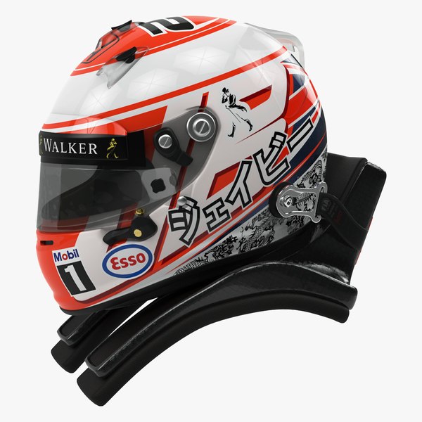 3d racing helmet nico rosberg model
