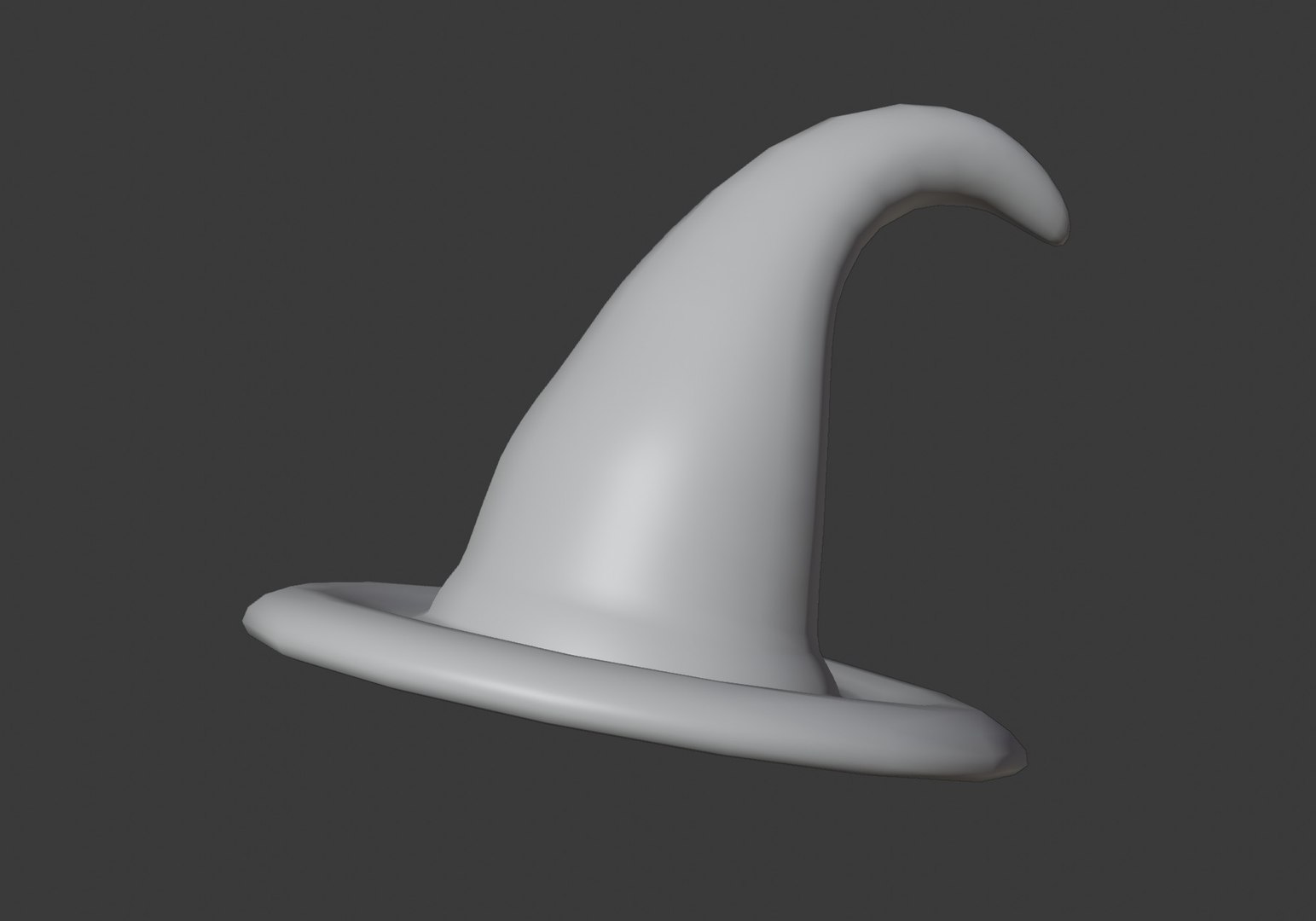 Low Poly Blue Witch Hat With Diamond Pattern 3D Model - TurboSquid 1892060