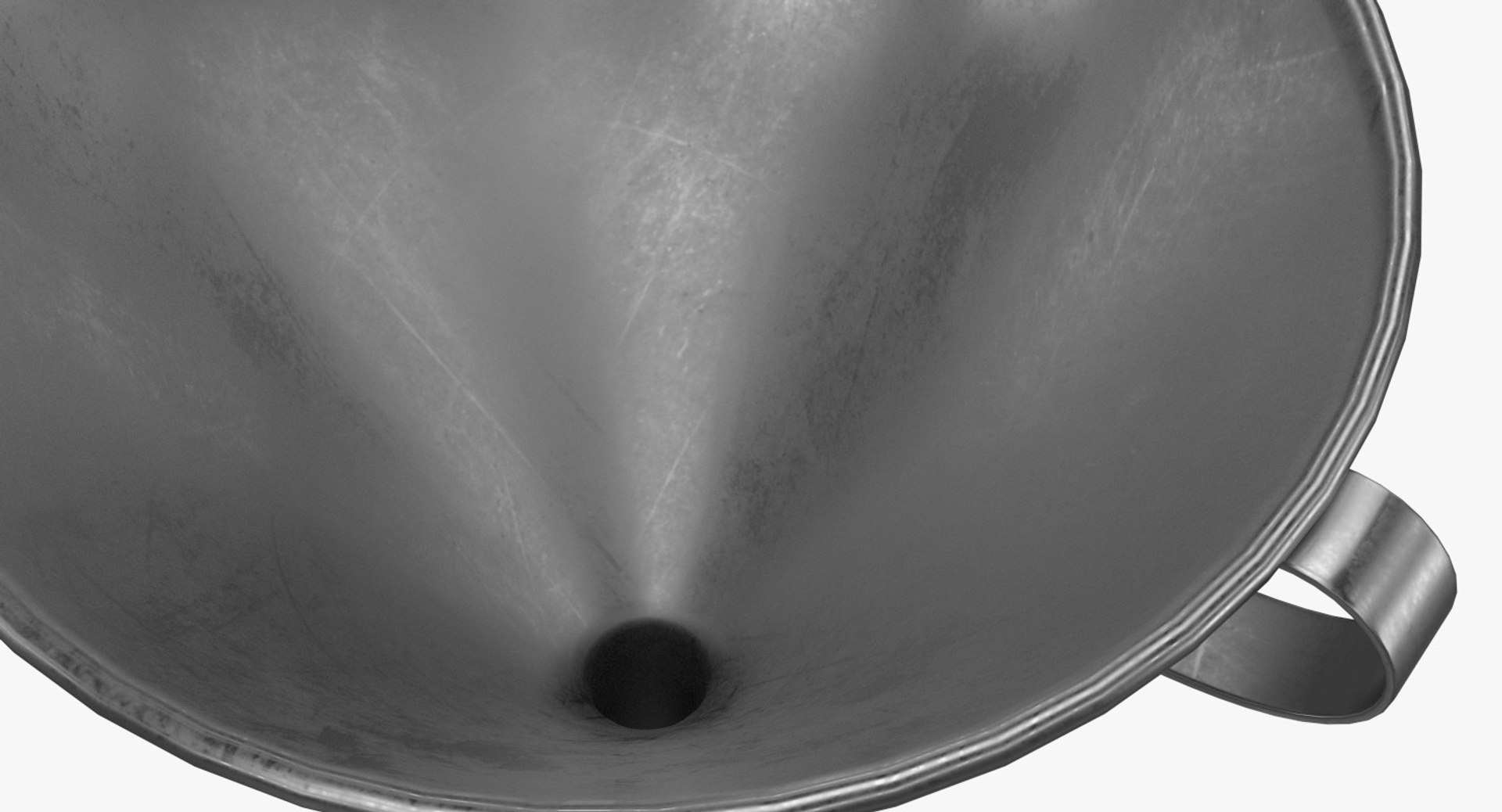 3d Model Funnel Metal