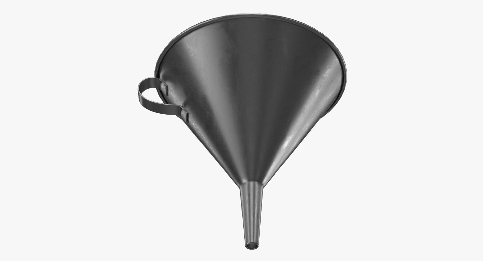 3d Model Funnel Metal