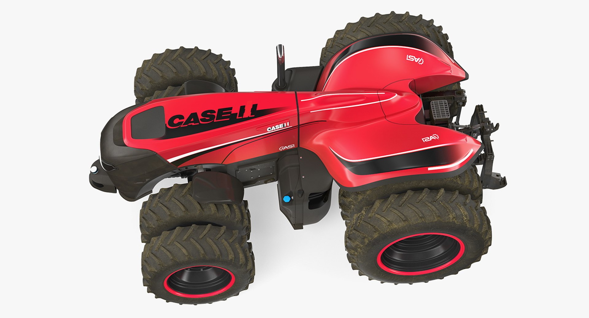 Self-driving drone tractor dusty 3D model - TurboSquid 1419214