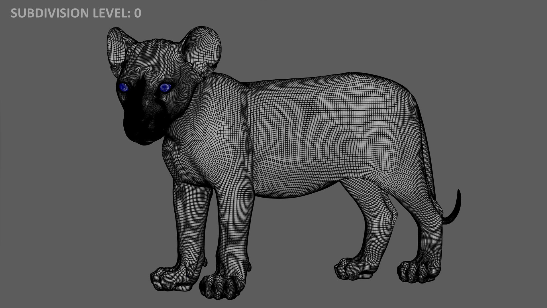 3D Model Lion And Lion Cub Animated - TurboSquid 2262927