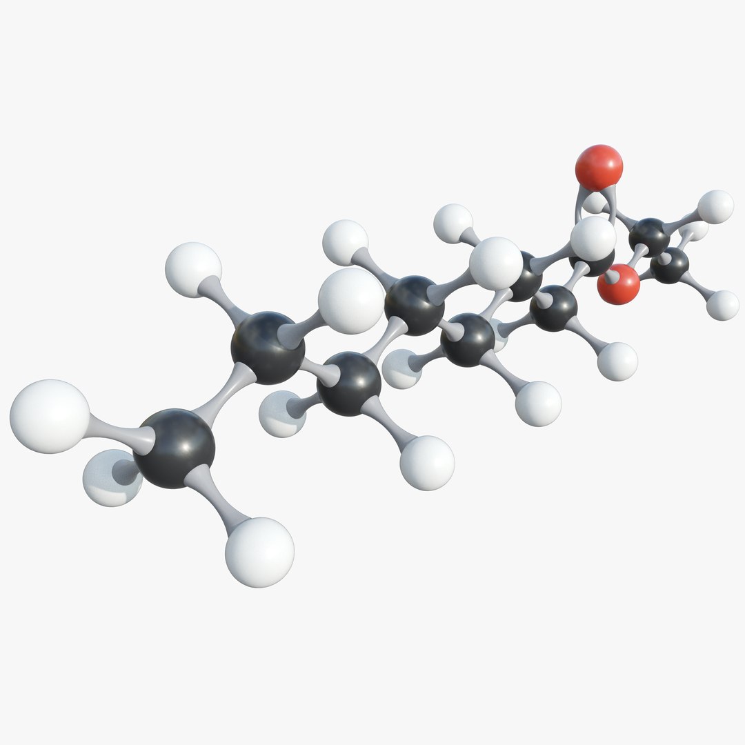 3D Ethyl Octanoate Molecule With PBR 4K 8K model - TurboSquid 1943475