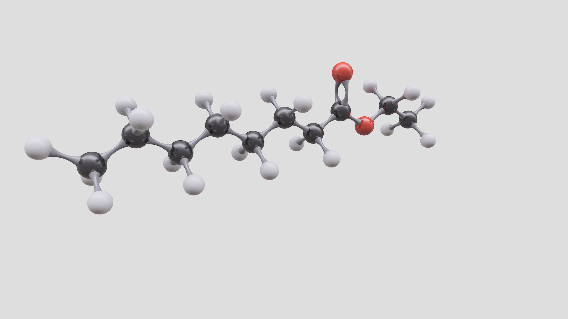 3D Ethyl Octanoate Molecule With PBR 4K 8K Model - TurboSquid 1943475